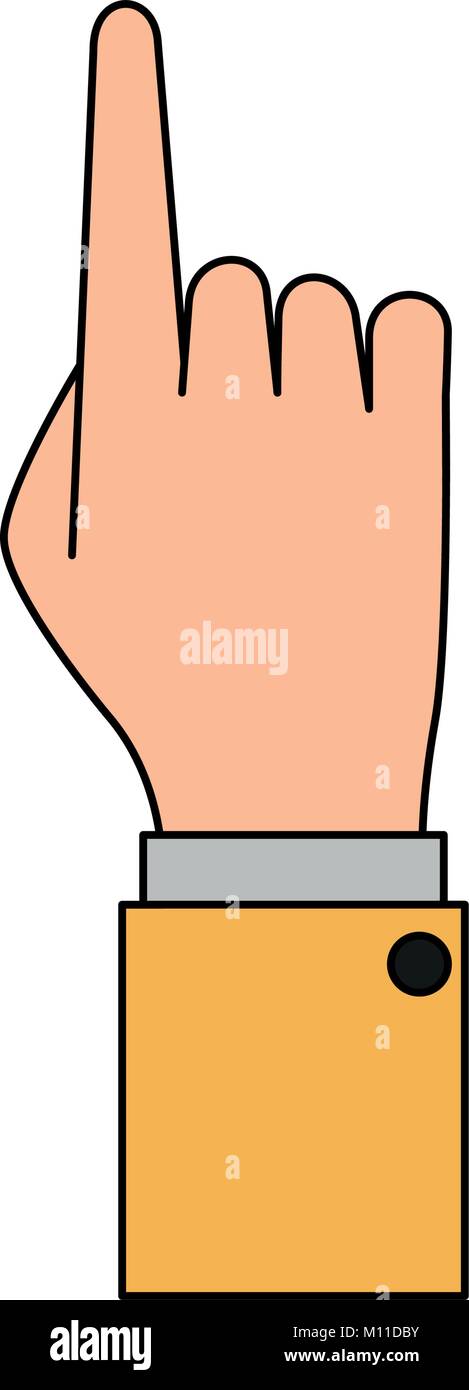 Hand pointing up Stock Vector Image & Art - Alamy