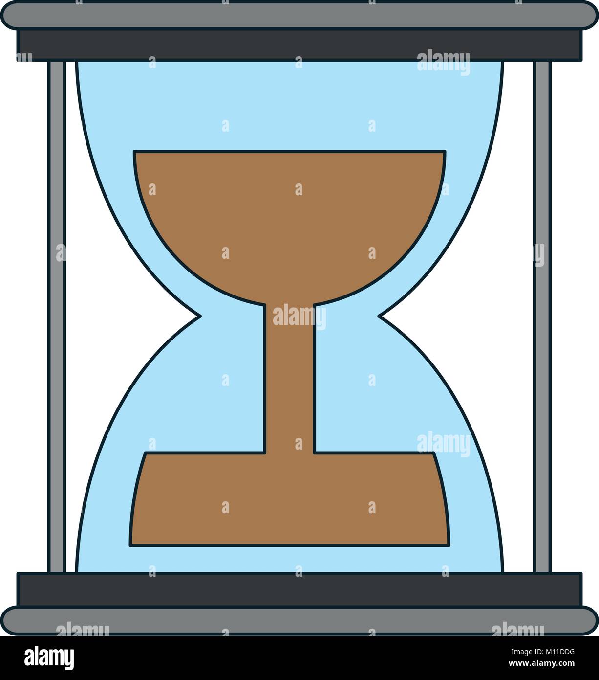 Hourglass time symbol Stock Vector Image & Art - Alamy