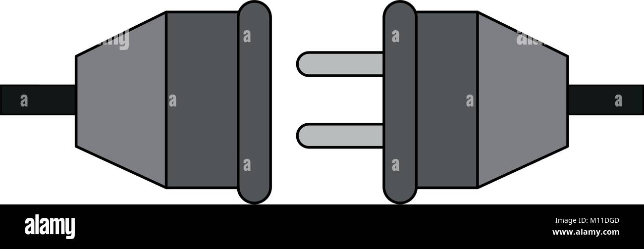Electric plug connection Stock Vector Image & Art - Alamy