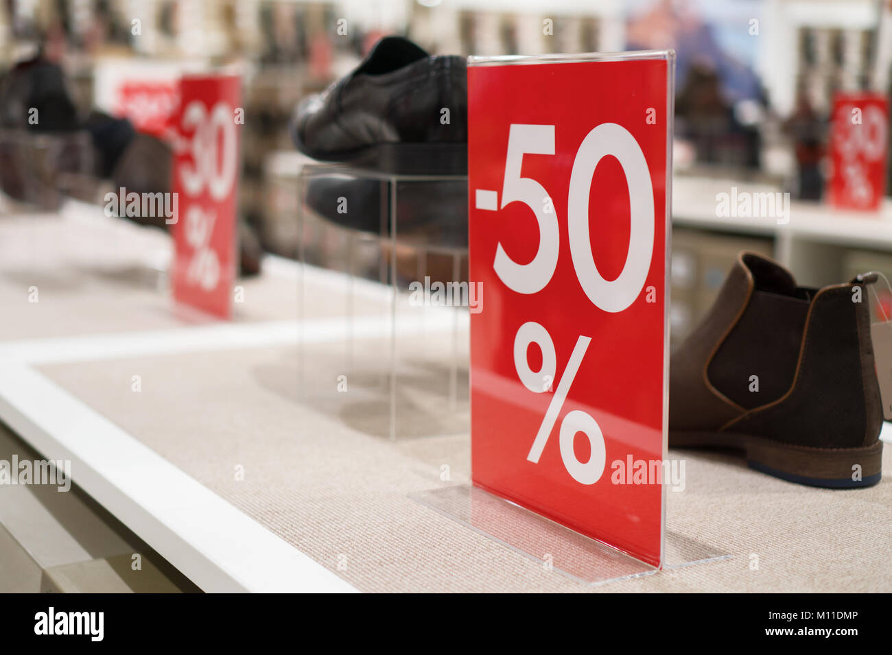 50 percent discount label hi-res stock photography and images - Alamy