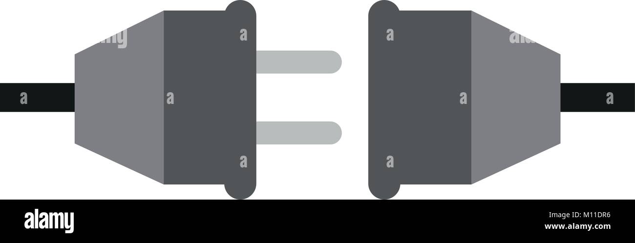 Electric plug connection Stock Vector Image & Art - Alamy