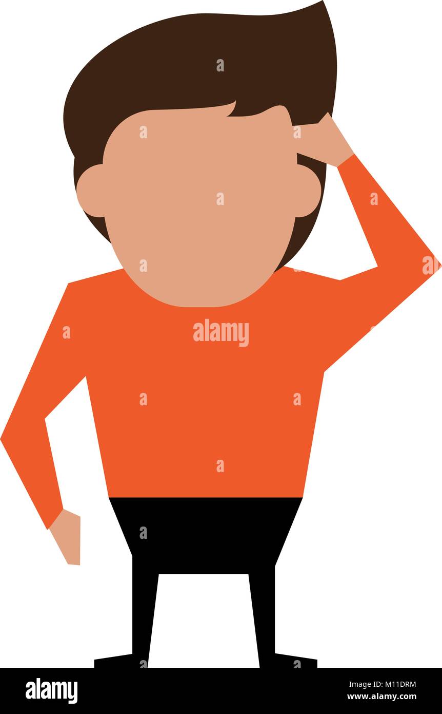 Man faceless cartoon Stock Vector Image & Art - Alamy