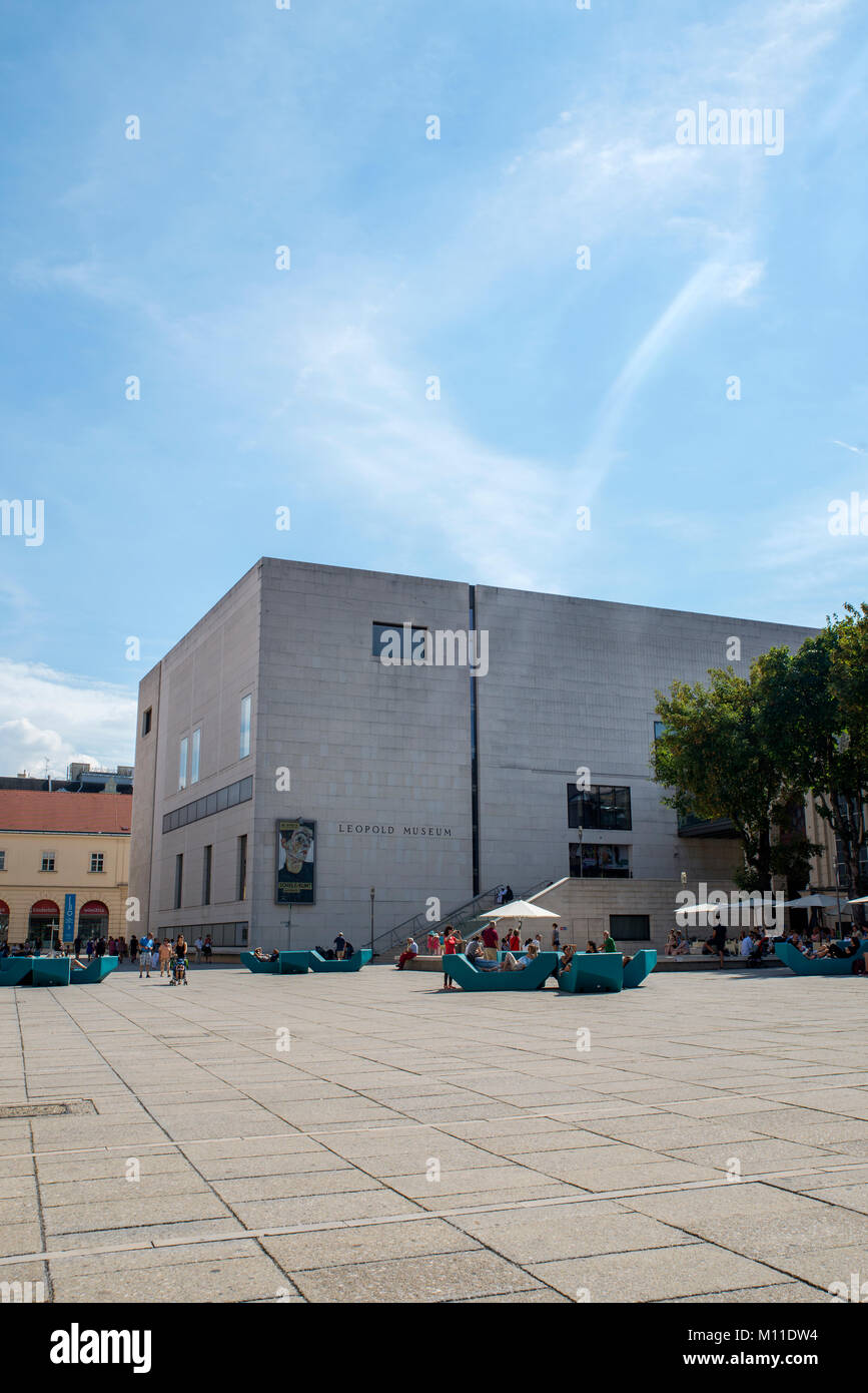 Leopold museum, Vienna Stock Photo - Alamy