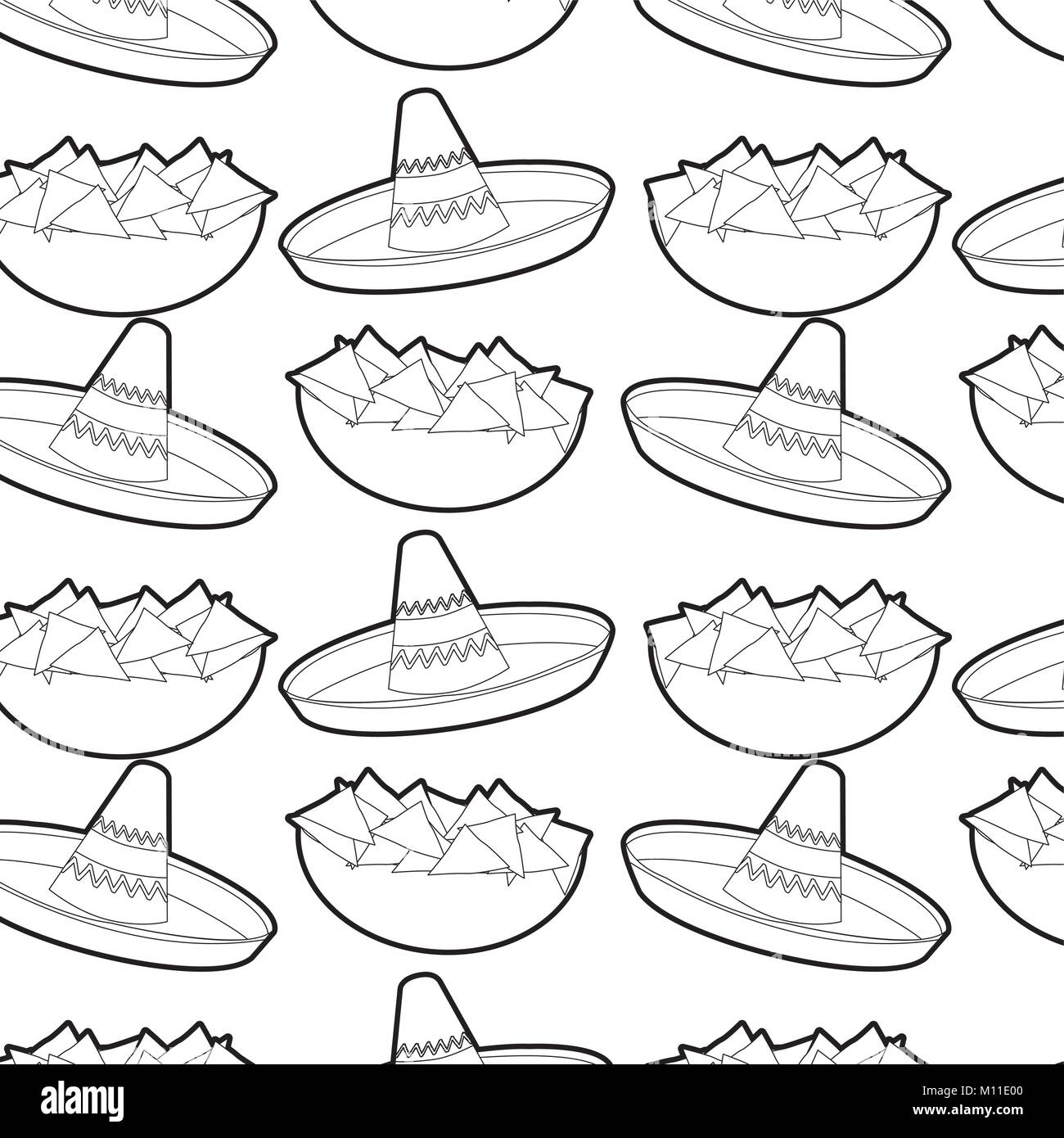 Nachos and hat design Stock Vector Image & Art - Alamy