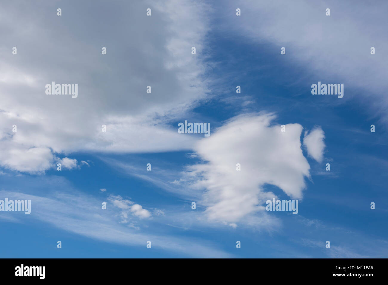 cloud shaped fish in the Norwegian sky at Lofoten Stock Photo - Alamy