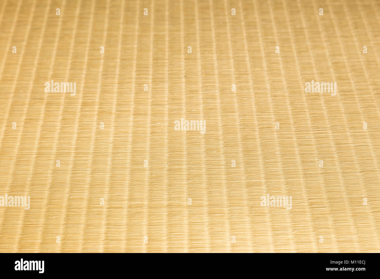 close up of tatami, japanese traditional room floor matt, viewing in an ...