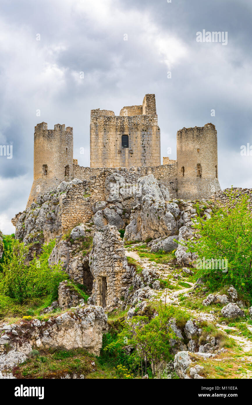 Beautifull castle of Rocca Calascio, famous for the location of the ...