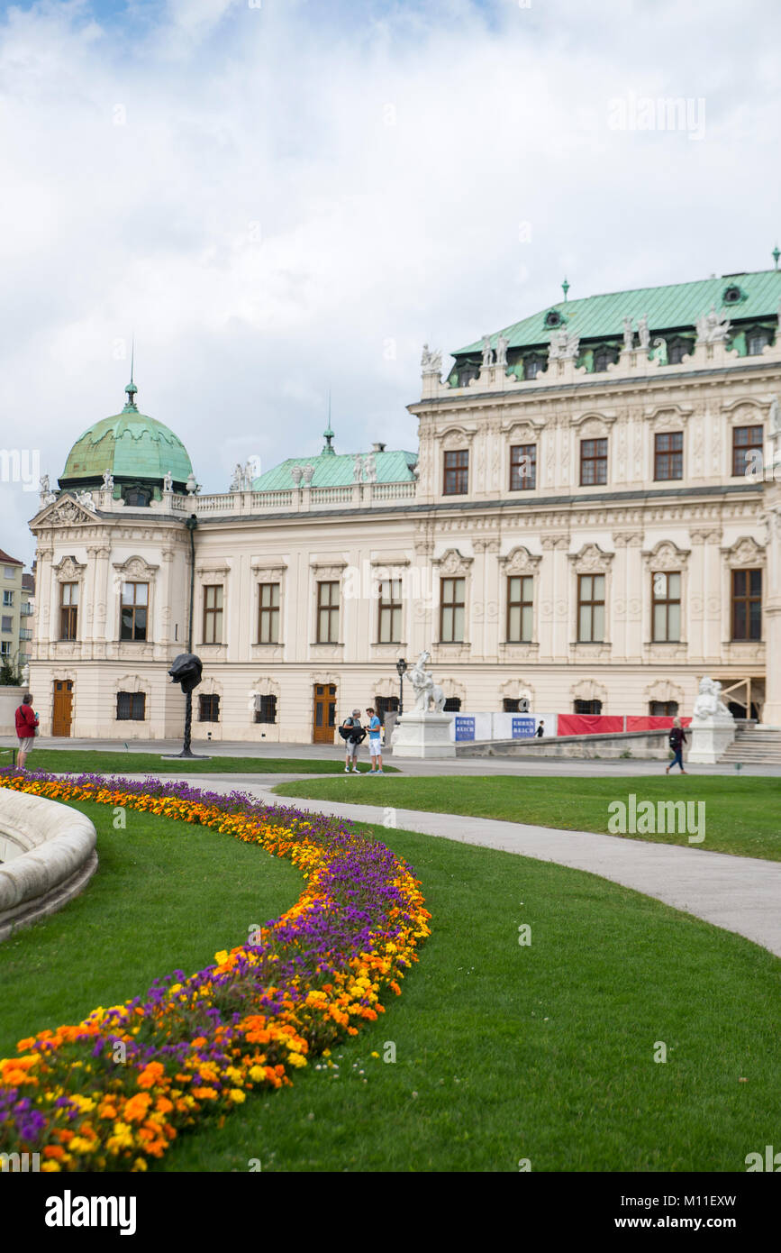 Belvedere palace and museum, Vienna Stock Photo - Alamy