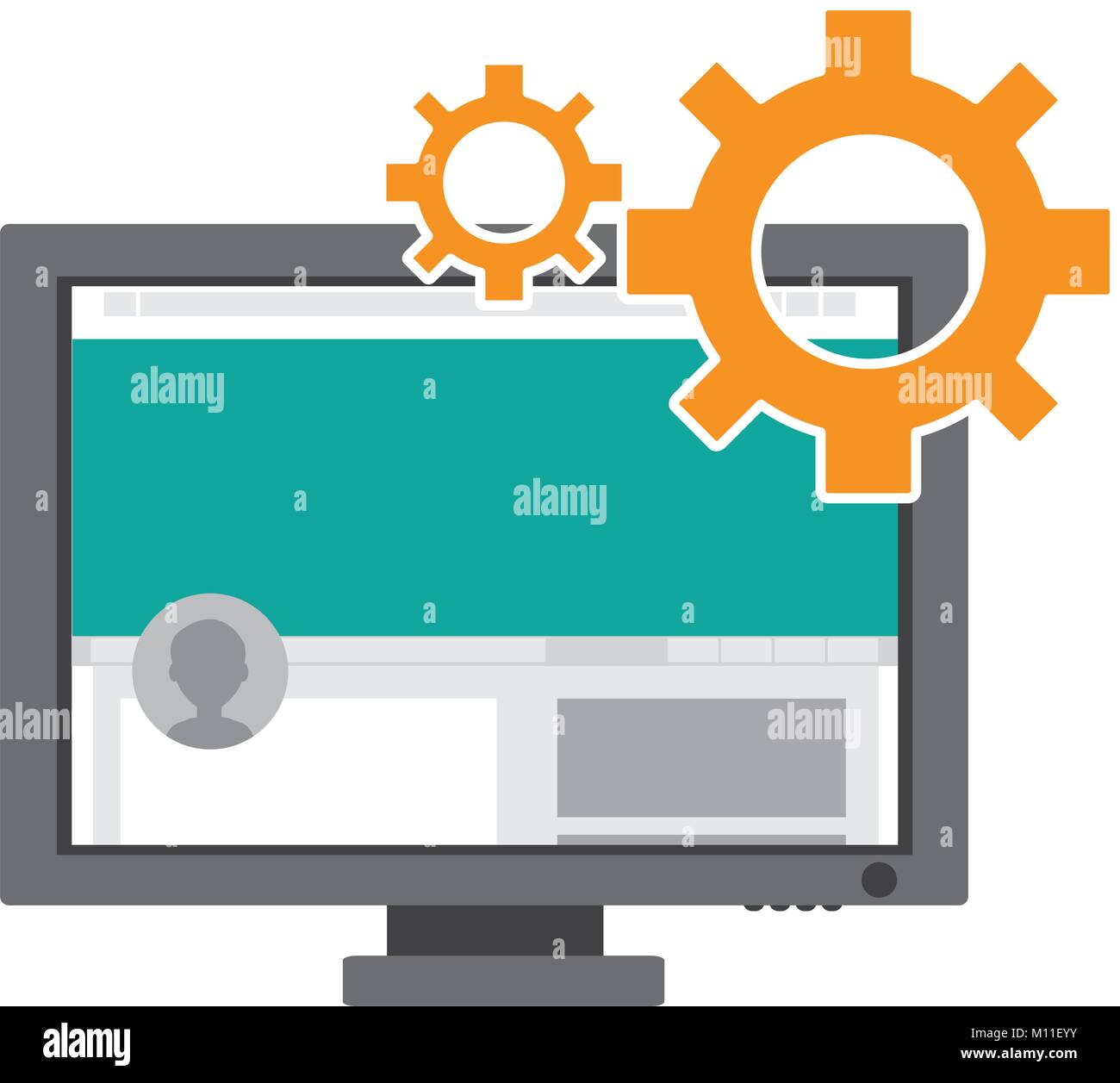 Isolated computer design Stock Vector Image & Art - Alamy