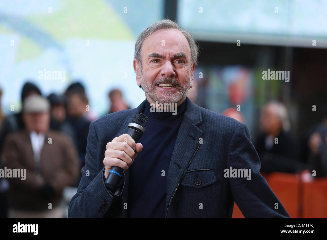 Neil Diamond performs on NBC's 'Today' at Rockefeller Plaza on October ...