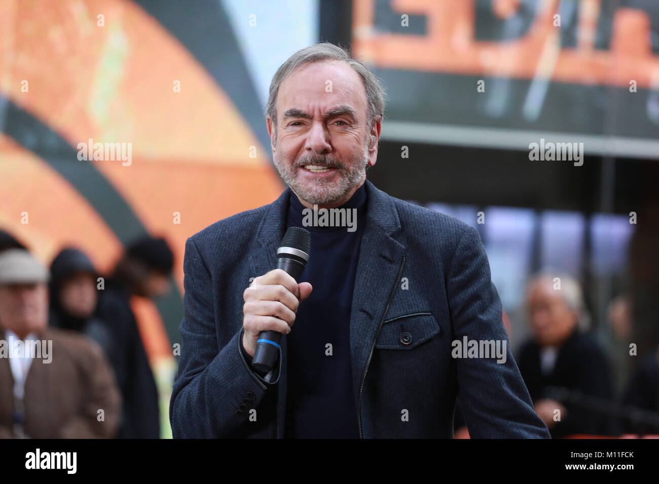 Neil Diamond performs on NBC's 'Today' at Rockefeller Plaza on October ...