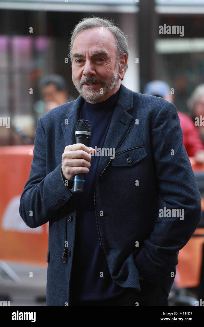 Neil Diamond performs on NBC's 'Today' at Rockefeller Plaza on October ...