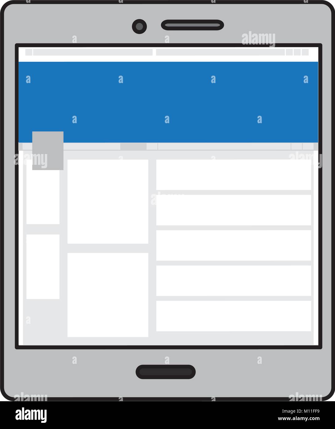 Isolated tablet design Stock Vector Image & Art - Alamy