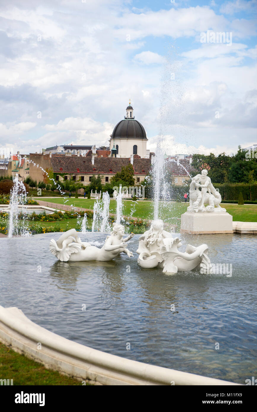 Belvedere palace and museum, Vienna Stock Photo - Alamy