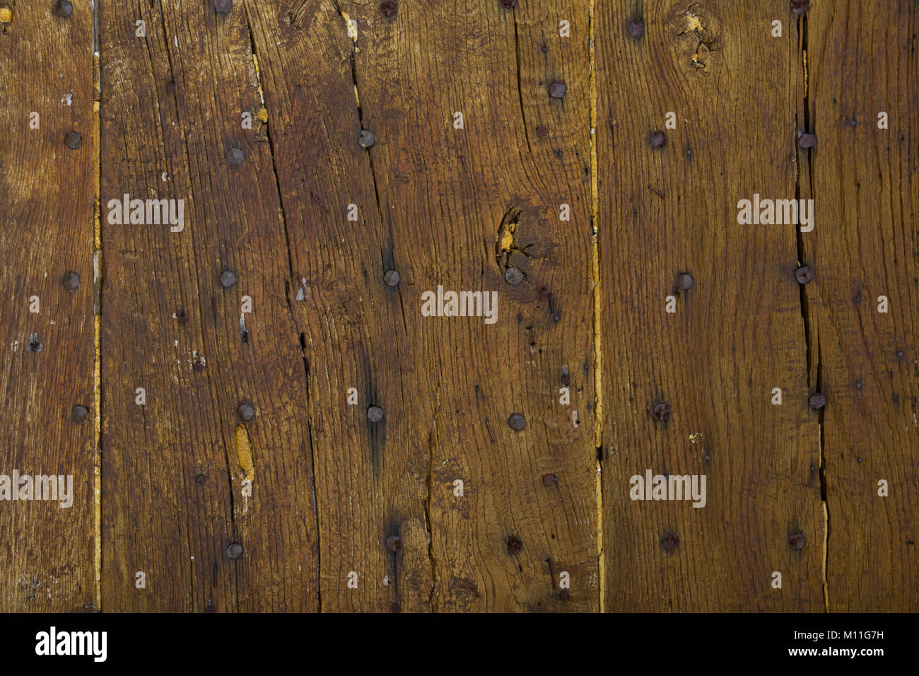 Old wooden door panel texture full frame background close up Stock ...