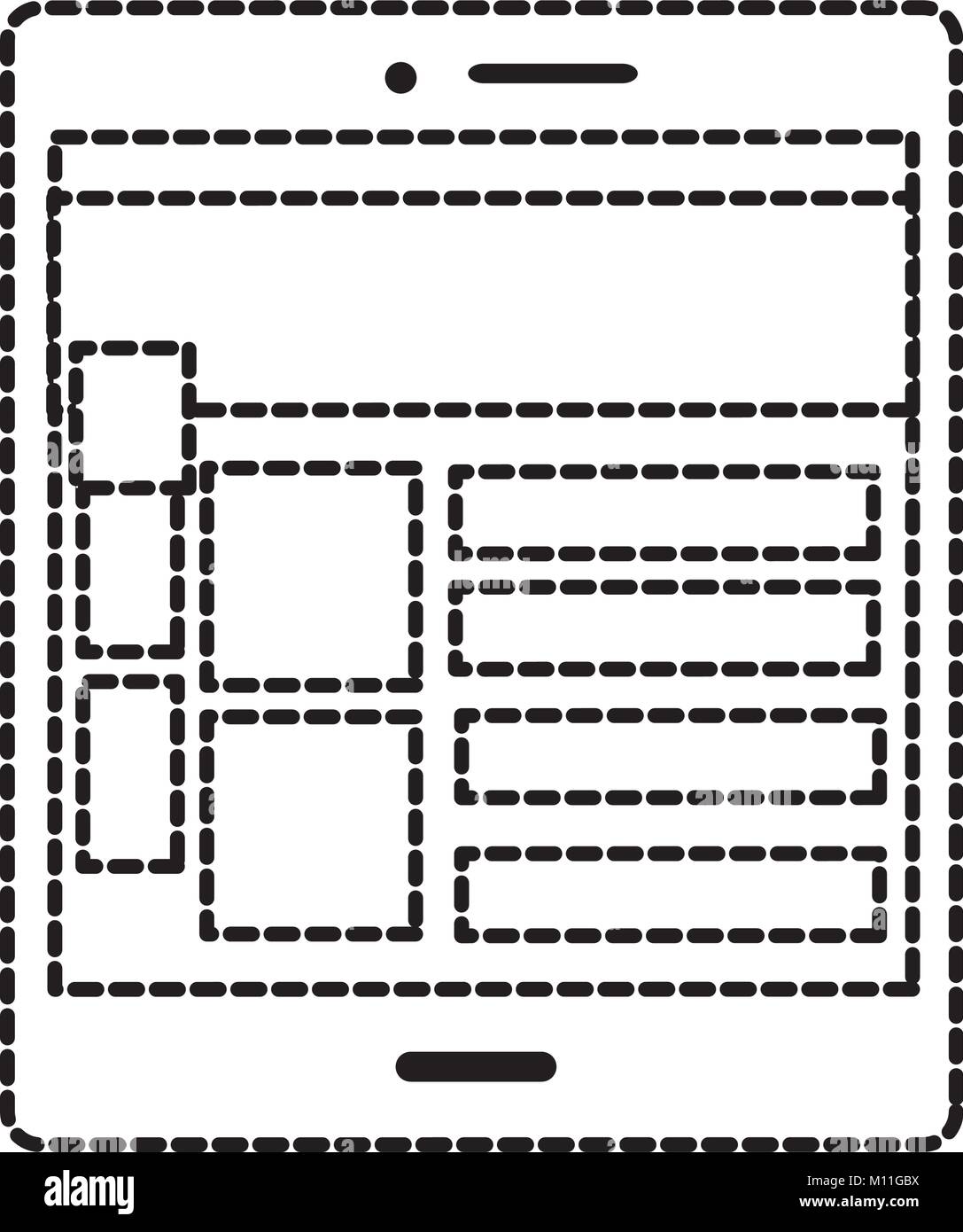 Isolated tablet design Stock Vector Image & Art - Alamy