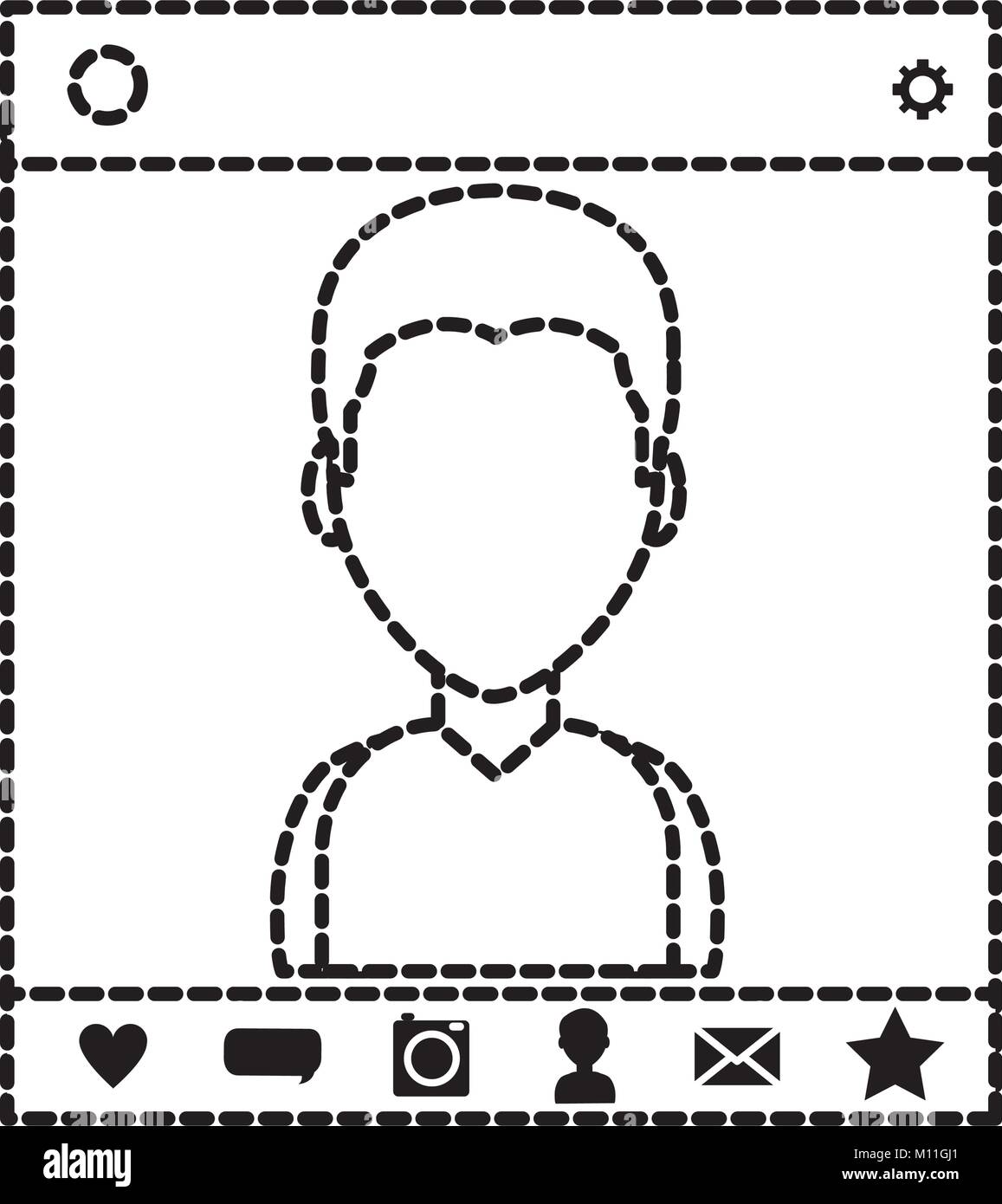 Boy and chat design Stock Vector Image & Art - Alamy