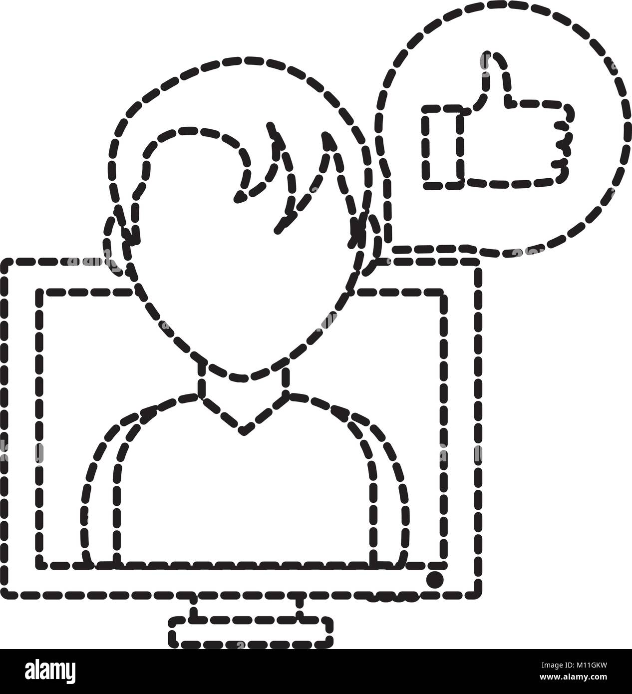 Isolated computer design Stock Vector Image & Art - Alamy