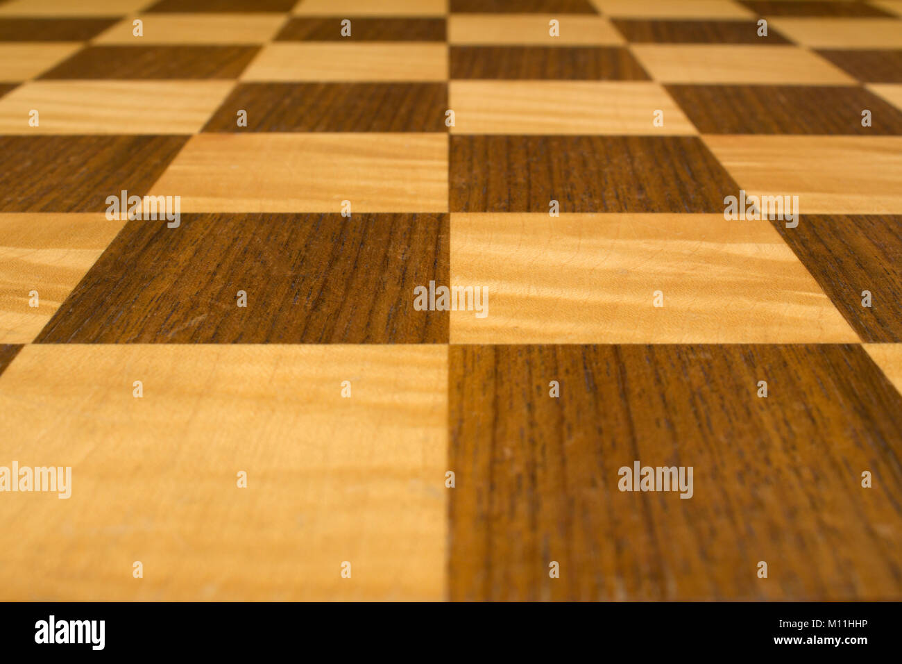 Old wooden chess board low level view with shallow depth of field Stock ...