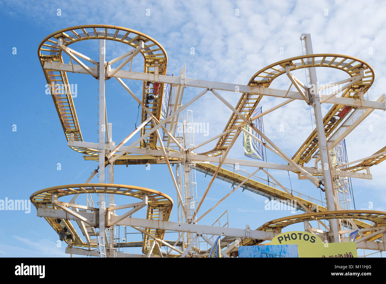 Brighton pier roller coaster ride hi-res stock photography and images ...