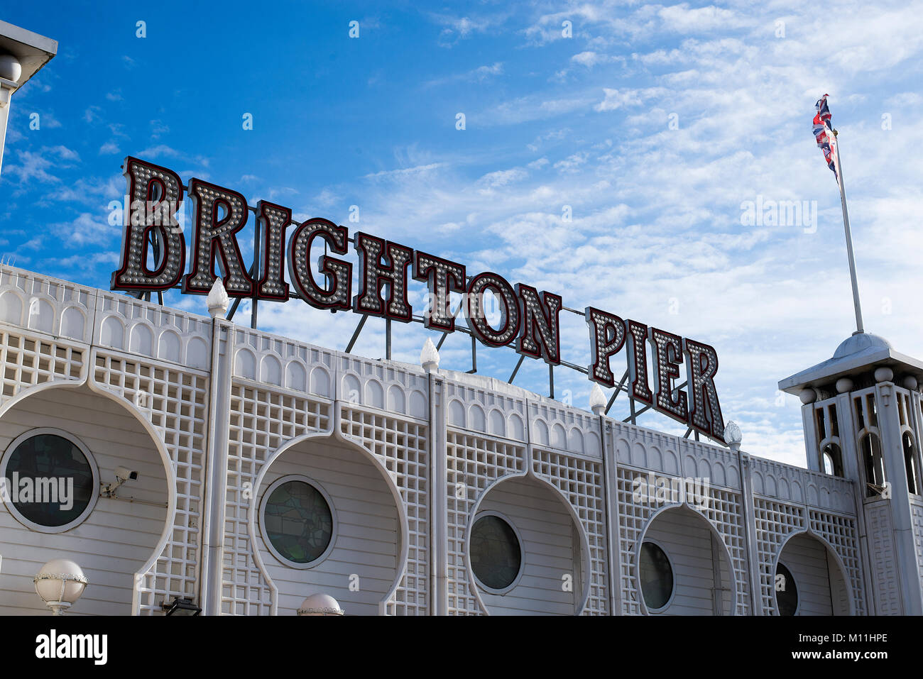 Brighton Pier Sign Stock Photos & Brighton Pier Sign Stock Images - Alamy
