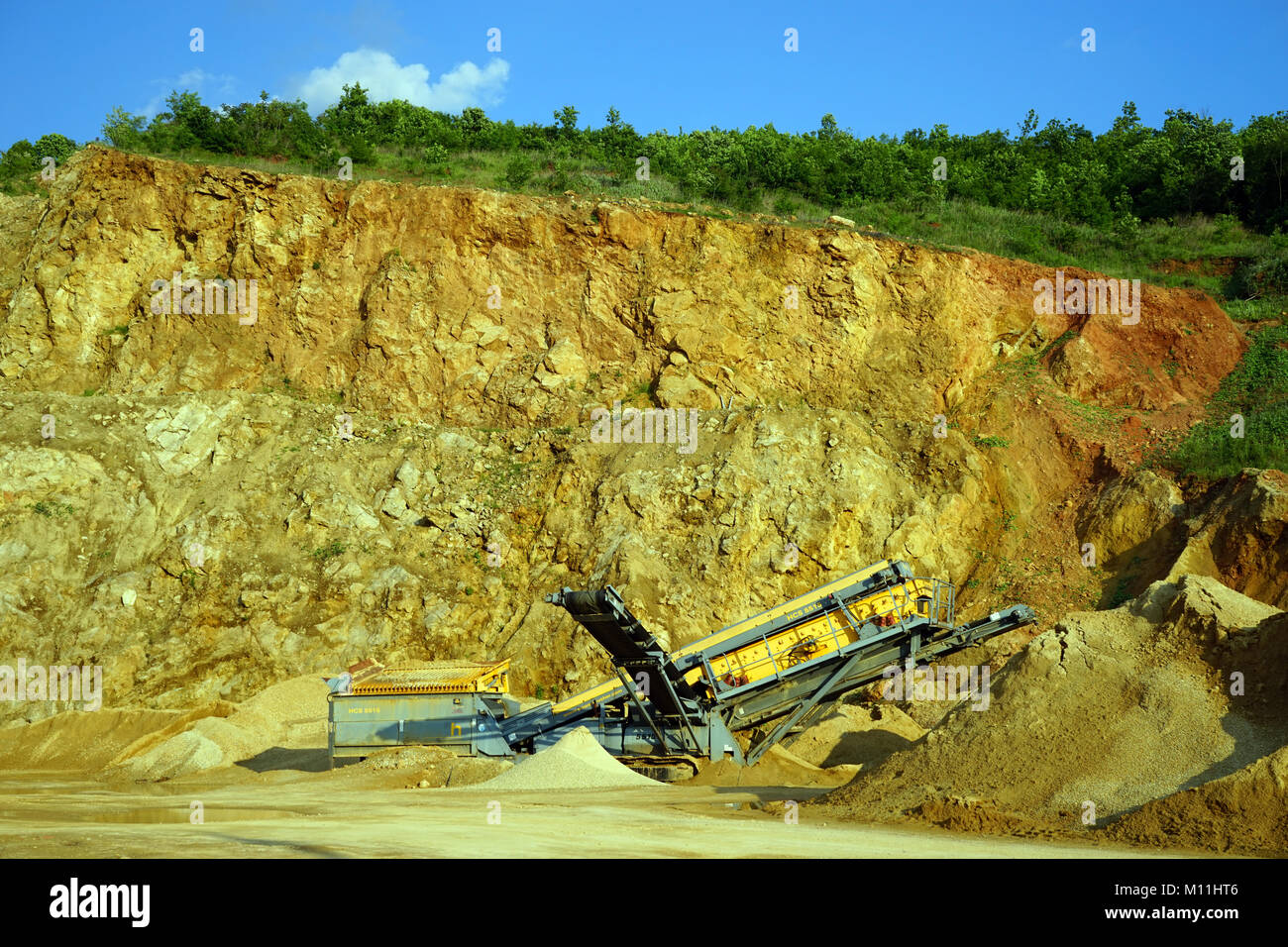 Sand quarry in rural hi-res stock photography and images - Alamy