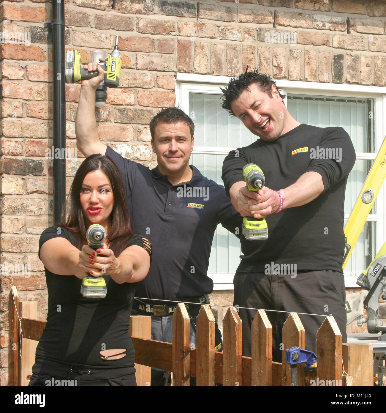 craig phillips, lisa appleton and mario marconi posing together Stock ...