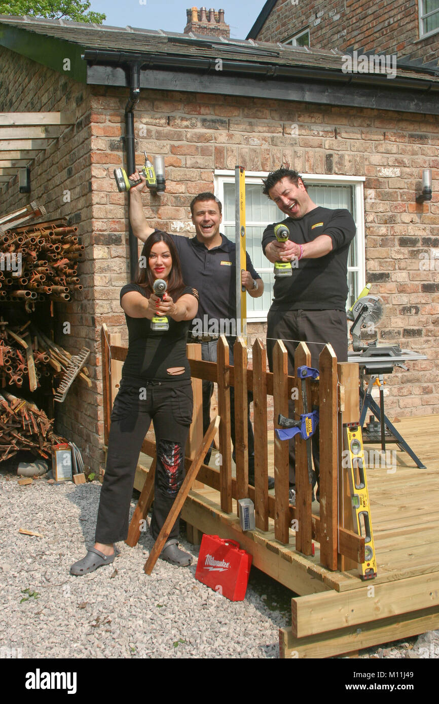 craig phillips, lisa appleton and mario marconi posing together Stock ...