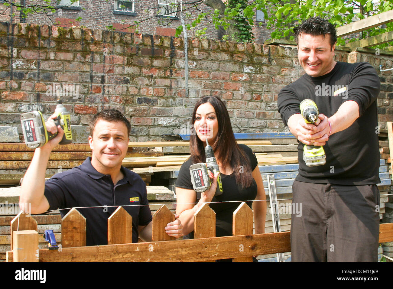 craig phillips, lisa appleton and mario marconi posing together Stock ...