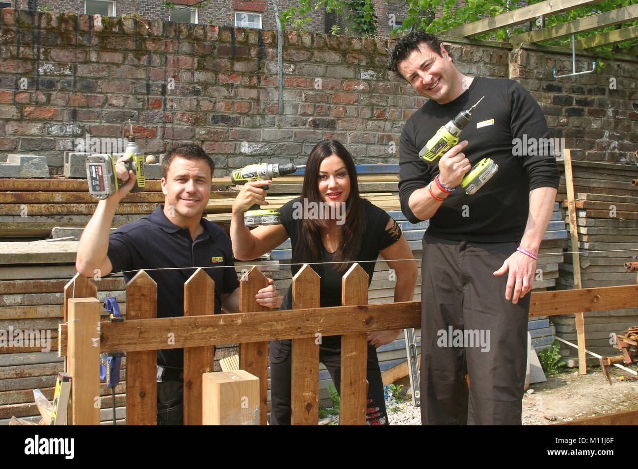 craig phillips, lisa appleton and mario marconi posing together Stock ...