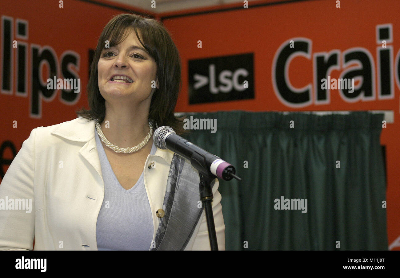 Cherie Blair aka Cherie Booth, portrait Stock Photo - Alamy