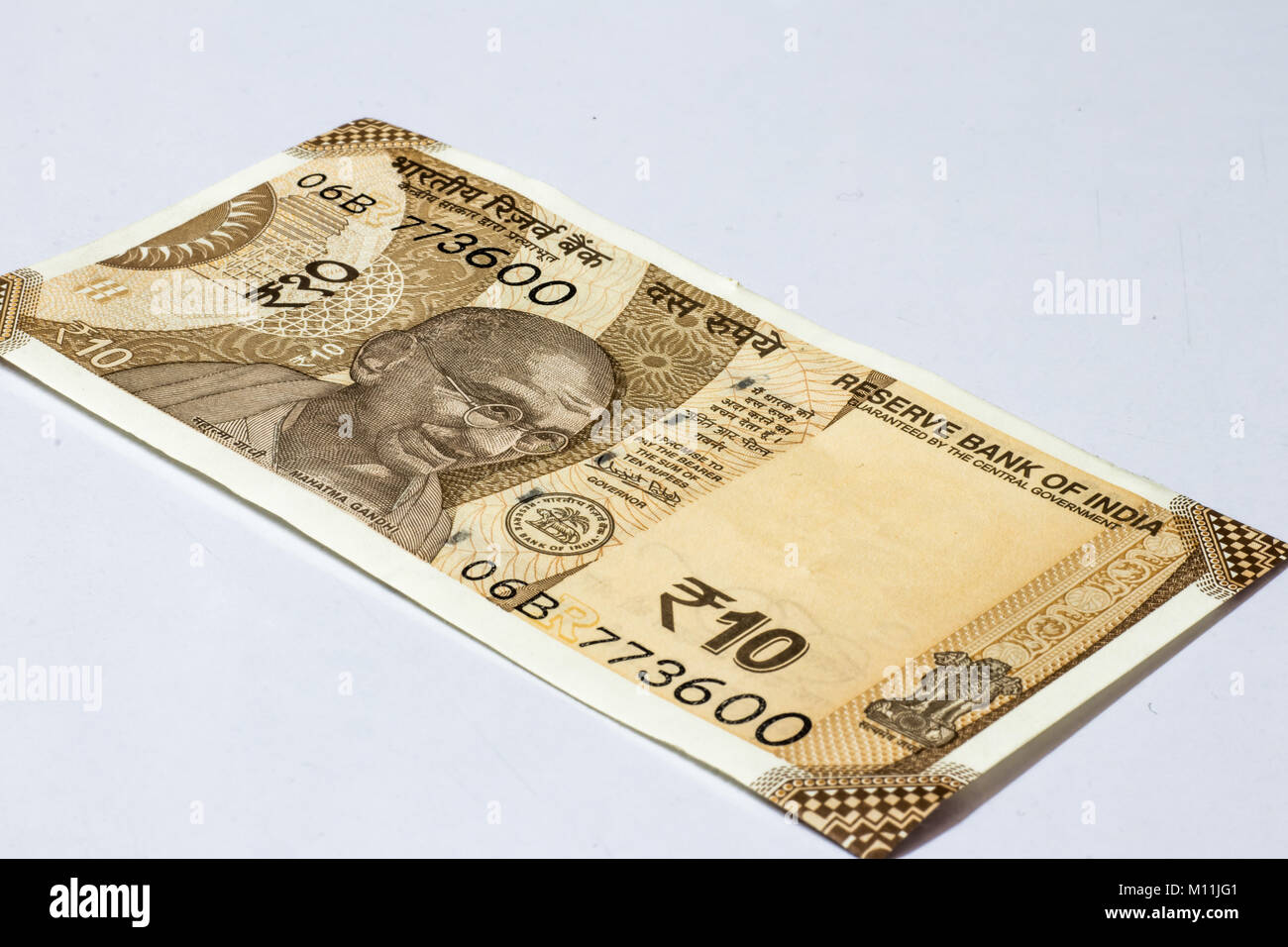 Image of Indian currency with white background Stock Photo - Alamy
