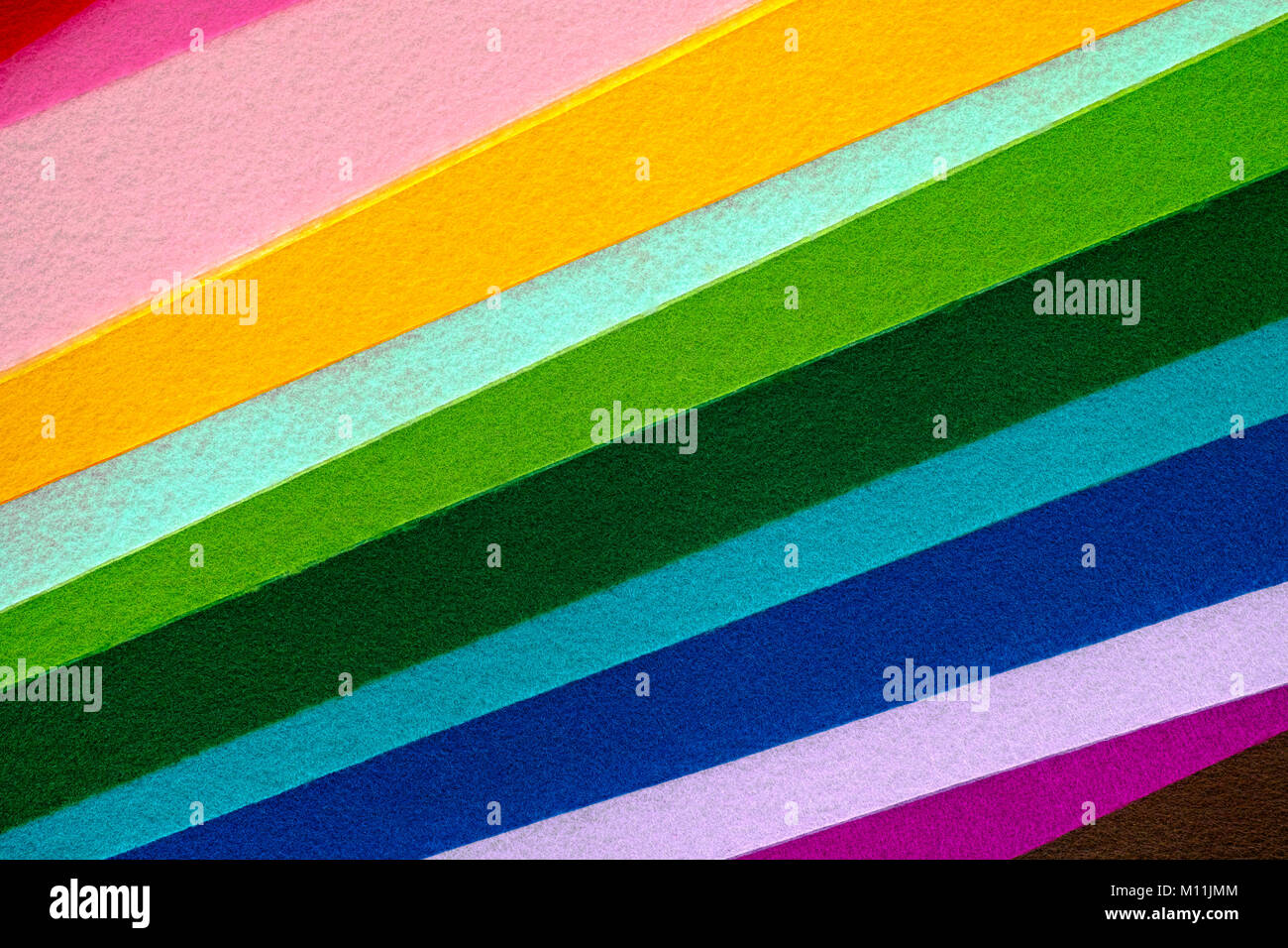 Felt in different colors. Full frame Stock Photo - Alamy