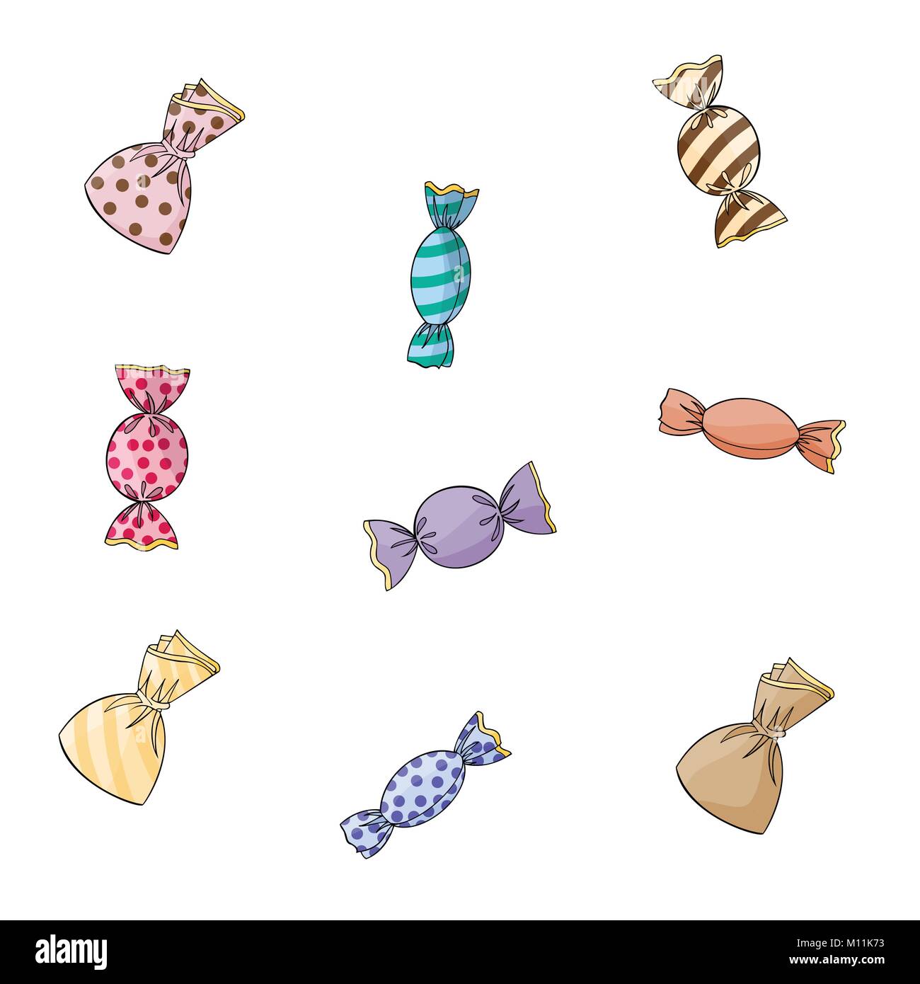 Candy sticker vector Stock Vector Image & Art - Alamy