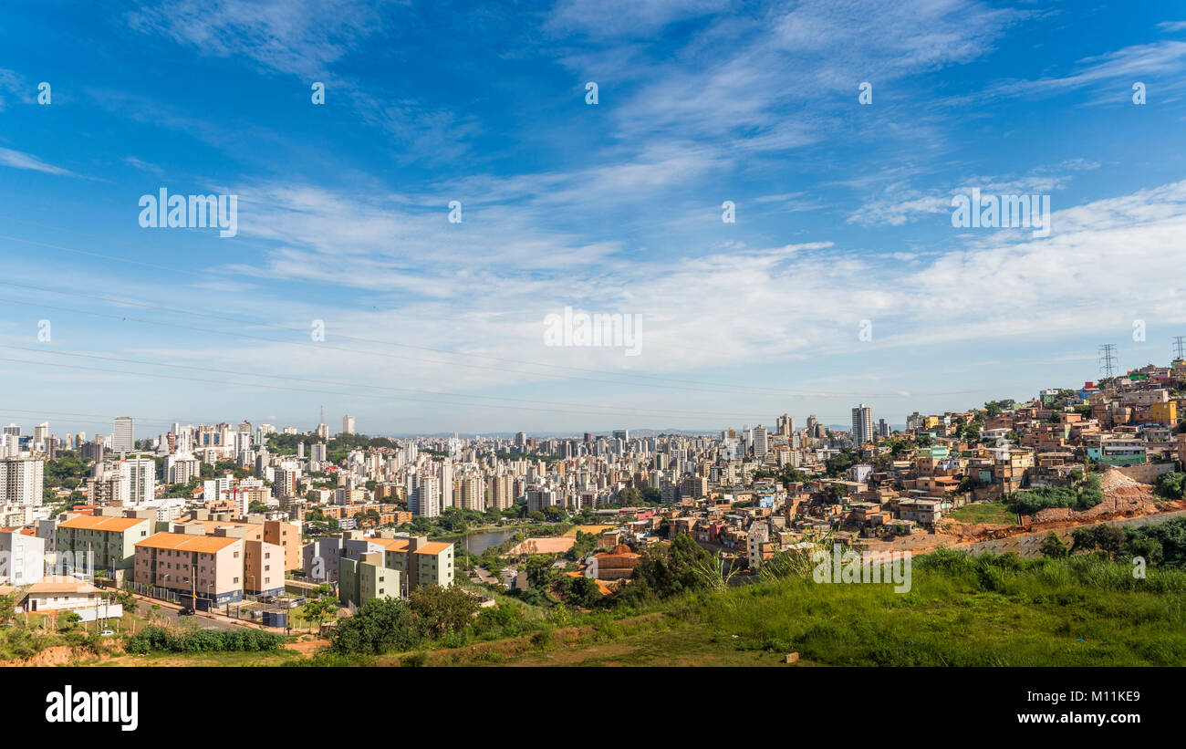 Cityscape of Belo Horizonte, meaning Beautiful Horizon, is the sixth ...