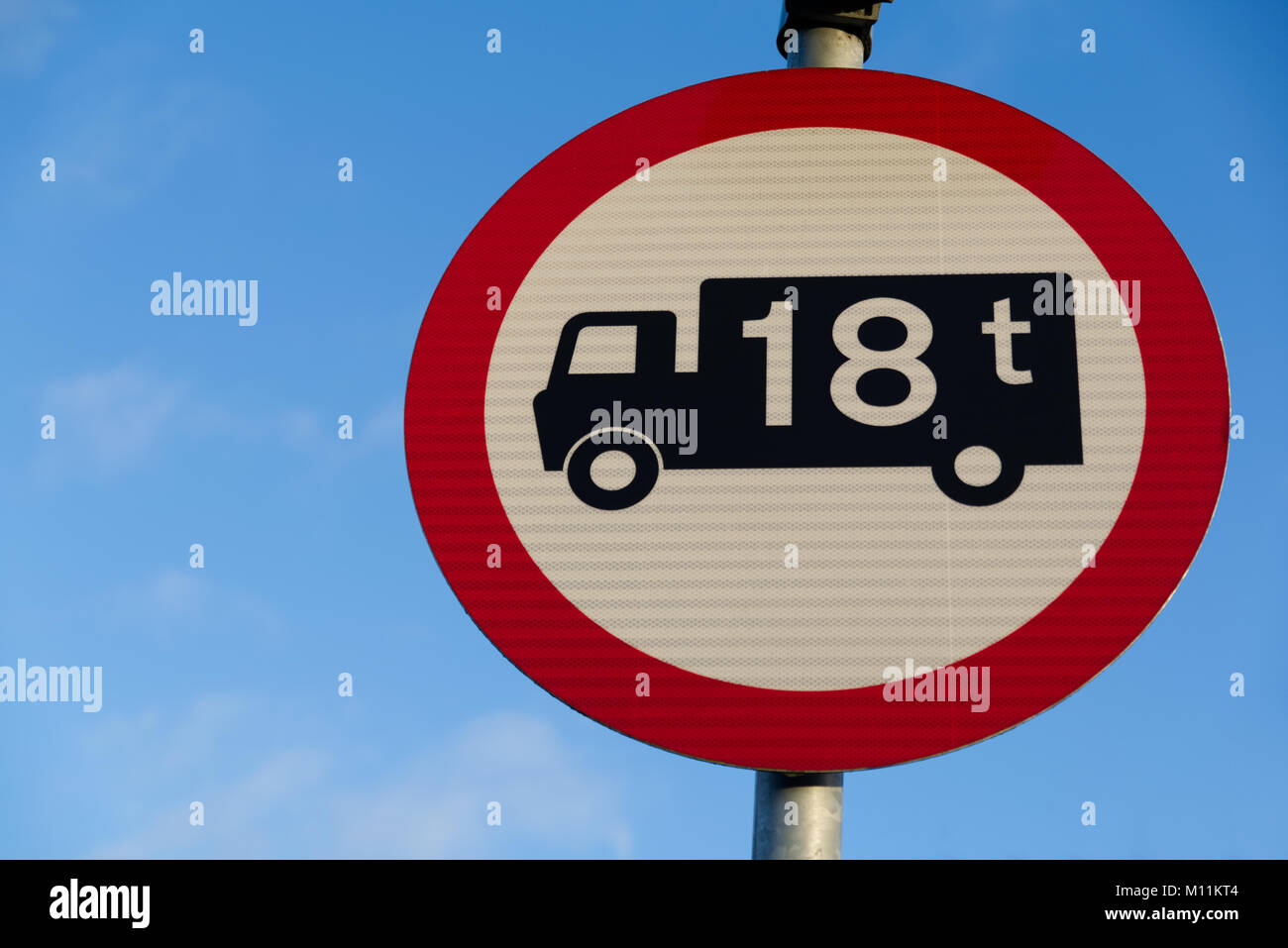 Black van lorry truck on white background in red warning circle with ...