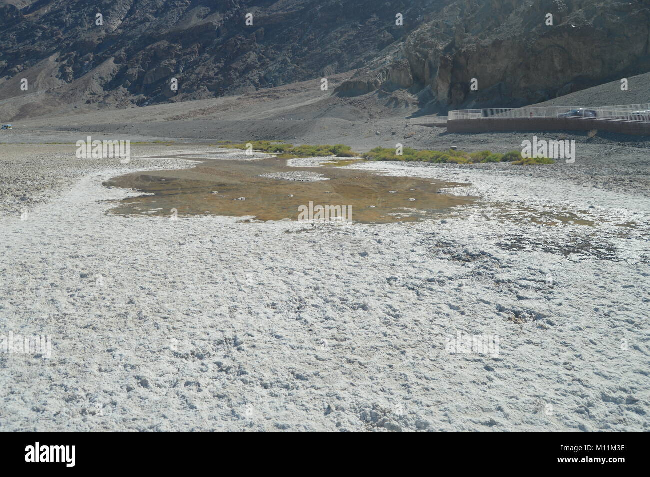 Bad Water Basin. The Lowest Place Below The Sea Level. Gigantic Salt ...