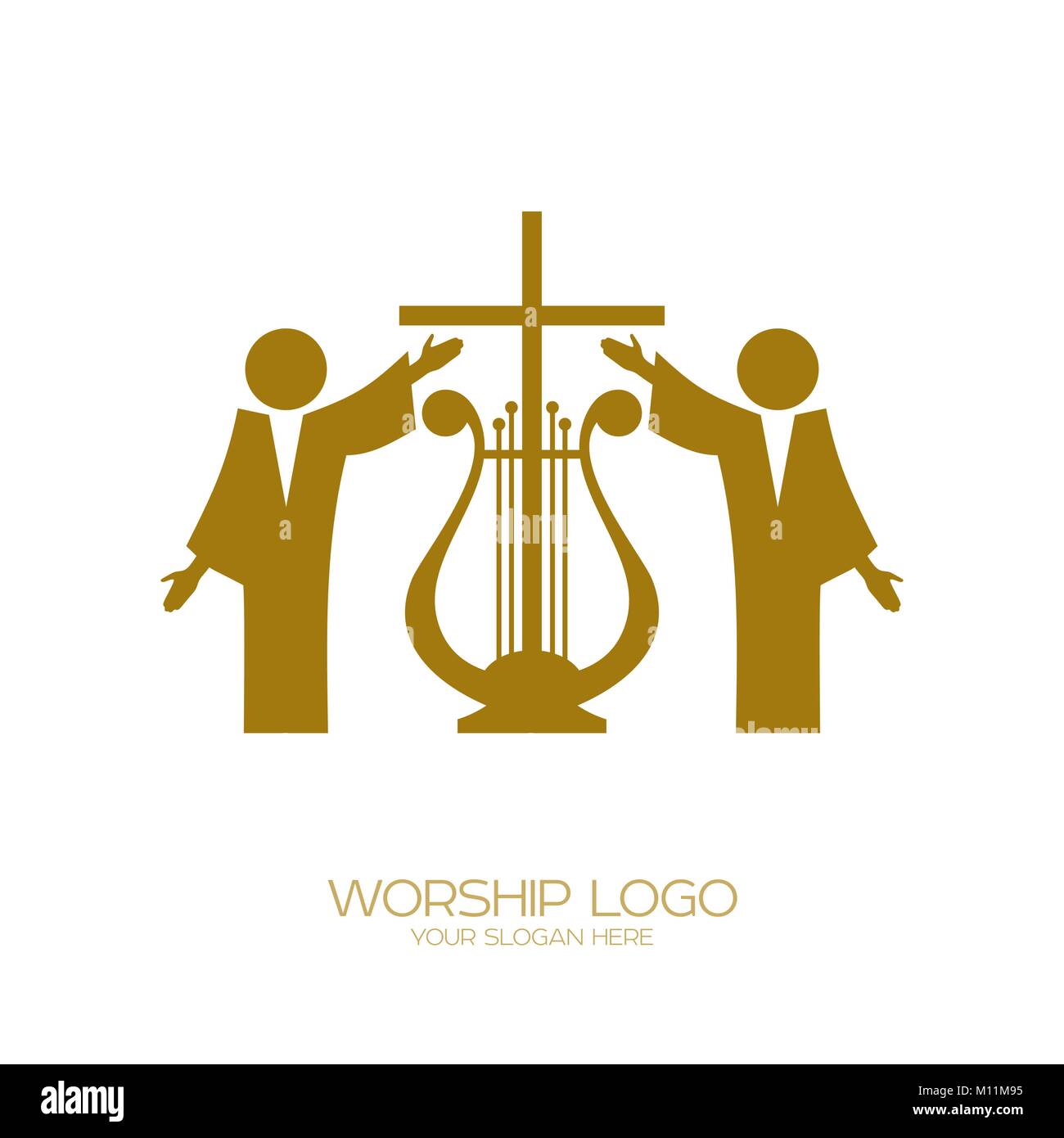 Worshiping vector vectors hi-res stock photography and images - Alamy