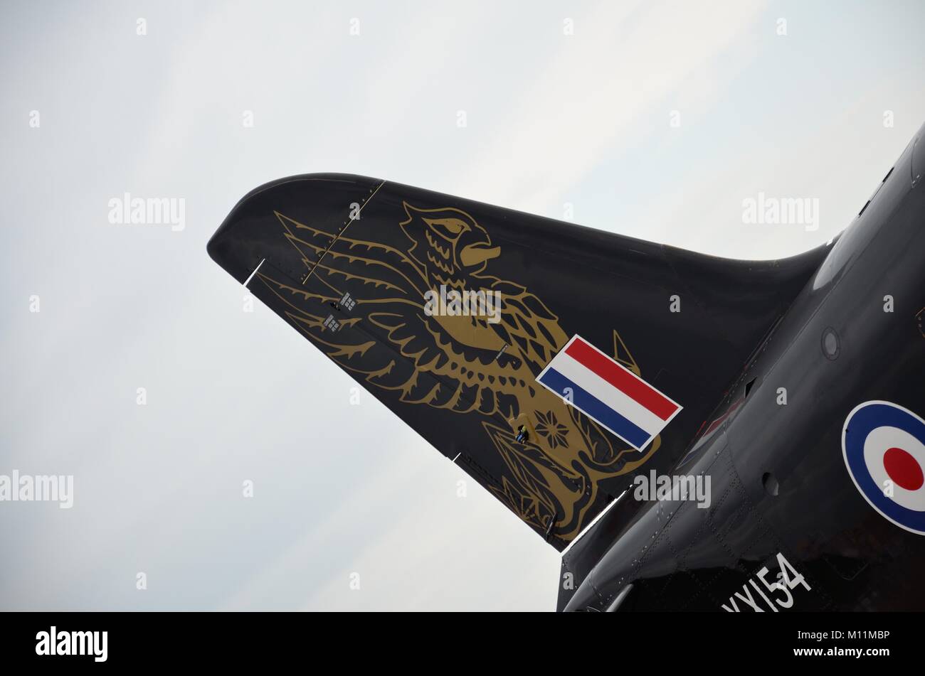 RAF BAe Systems Hawk T.1 tail details Stock Photo - Alamy