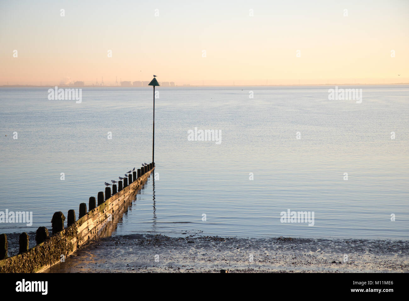 Beach groins hi-res stock photography and images - Alamy