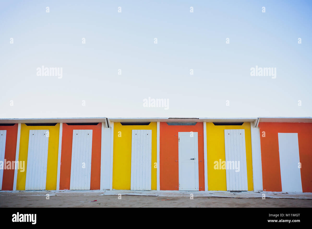 beach changing rooms blue cabin sea dressing room lockers room Stock ...