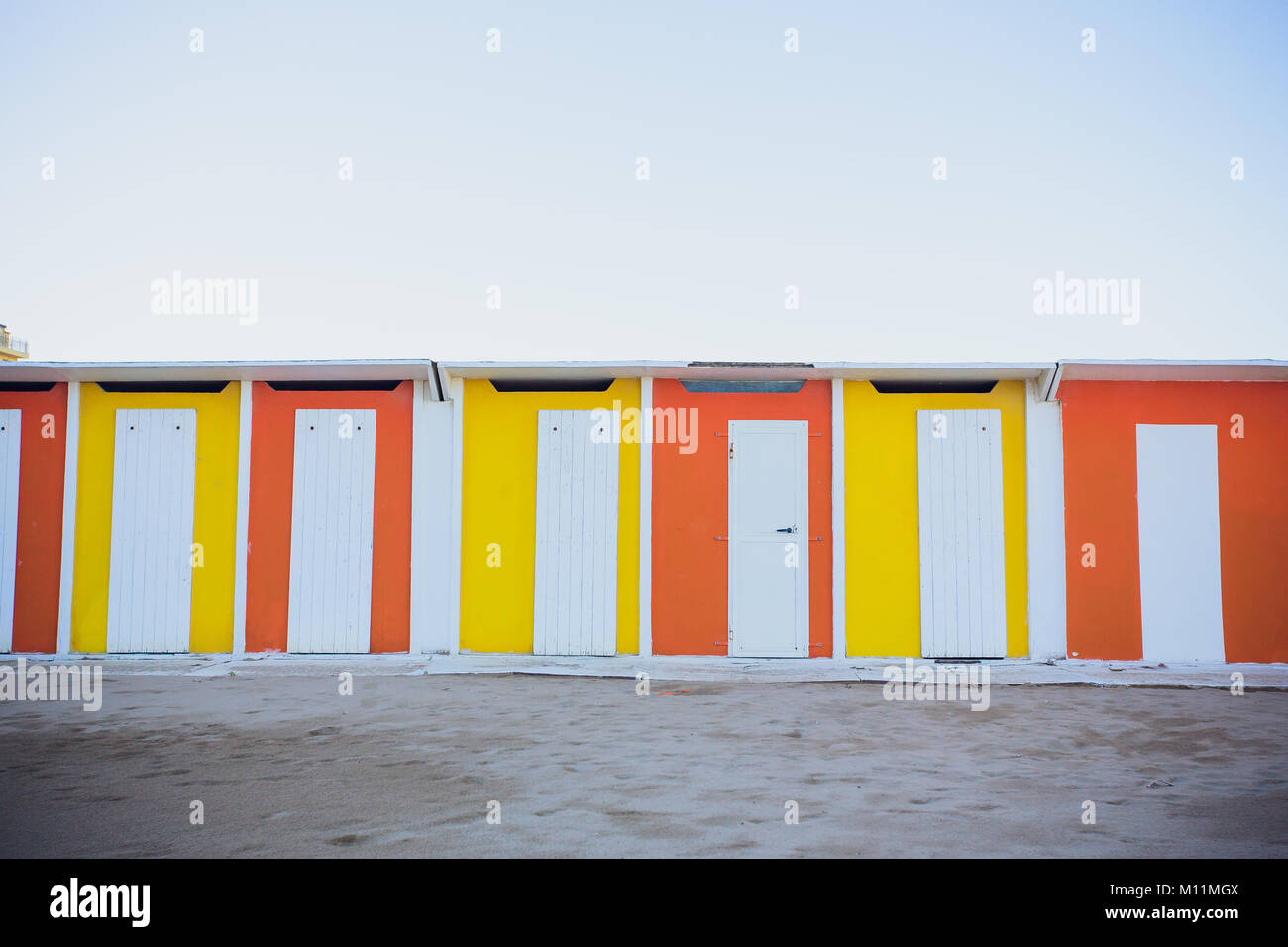 beach changing rooms blue cabin sea dressing room lockers room Stock ...