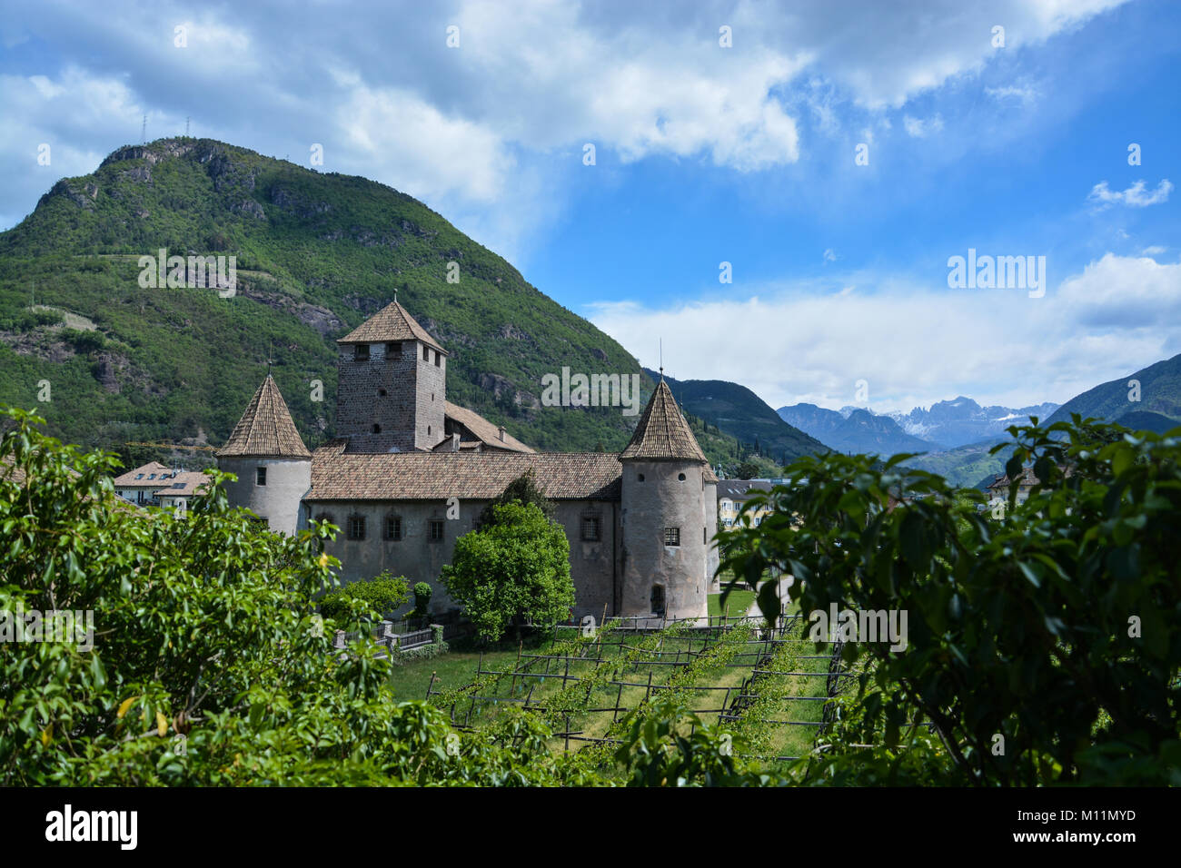 Maretsch Castle, Italian Castel Mareccio, is a castle located in the ...