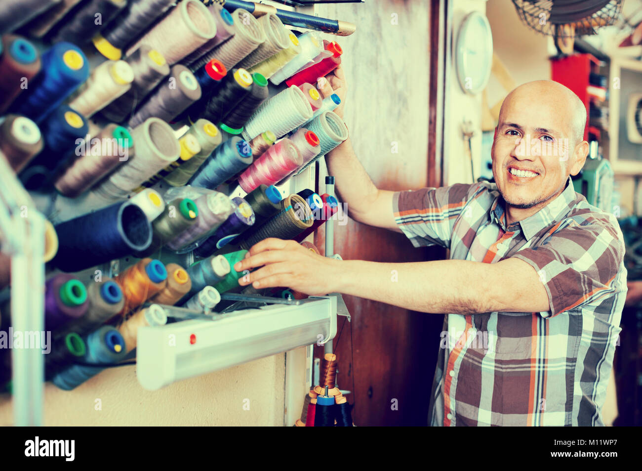 Machine stitching boots hi-res stock photography and images - Alamy