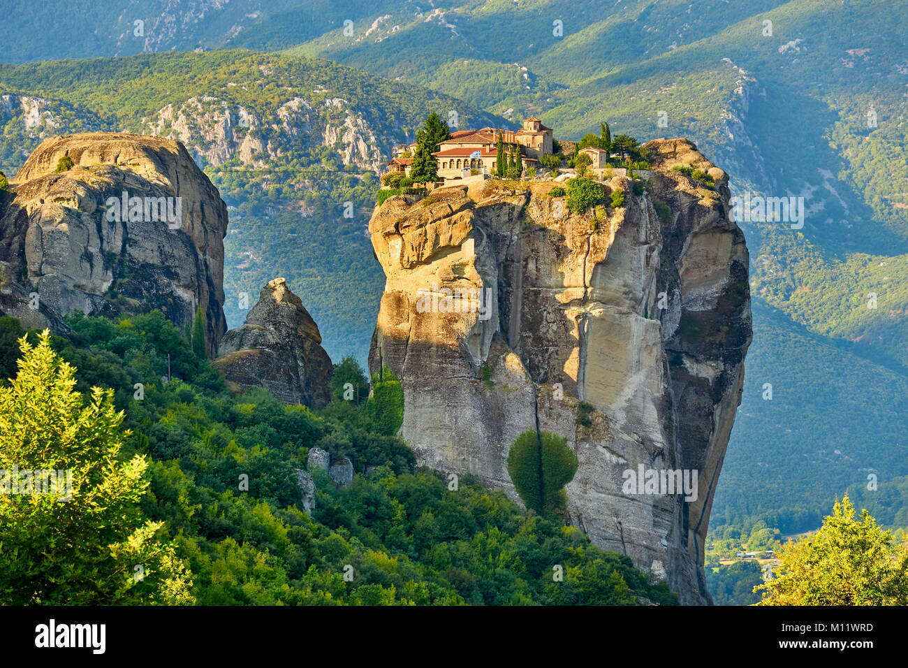 Holy Trinity Monastery at Meteora, Greece Stock Photo - Alamy