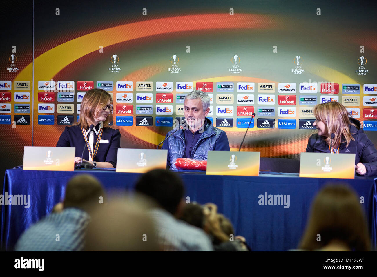 Uefa conference league pre match press conference hi-res stock ...
