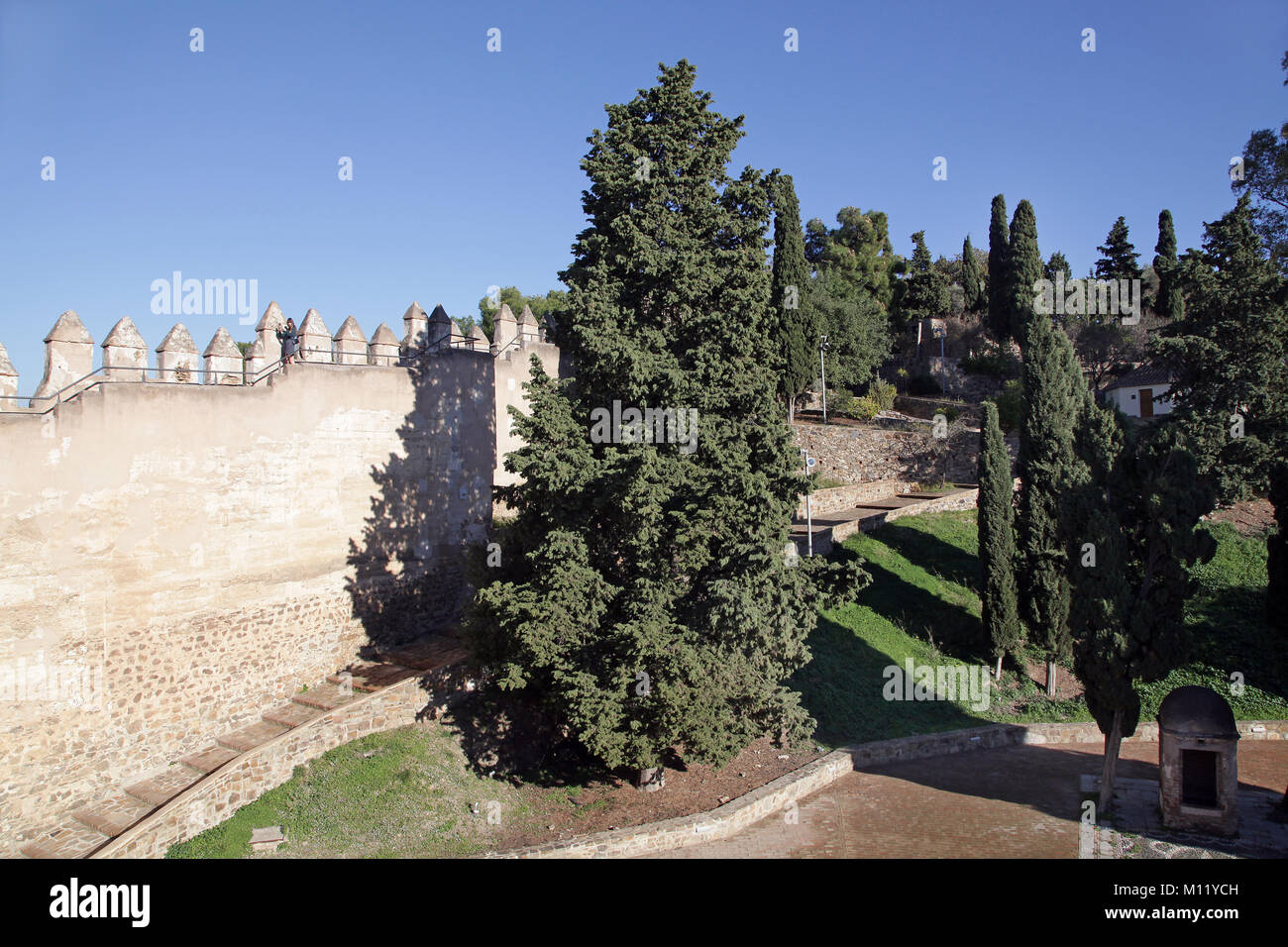 Castillo de Gibralfaro Malaga Spain Stock Photo - Alamy