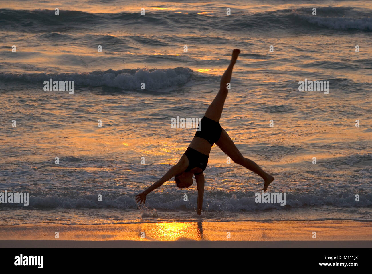 Cartwheel Silhouette