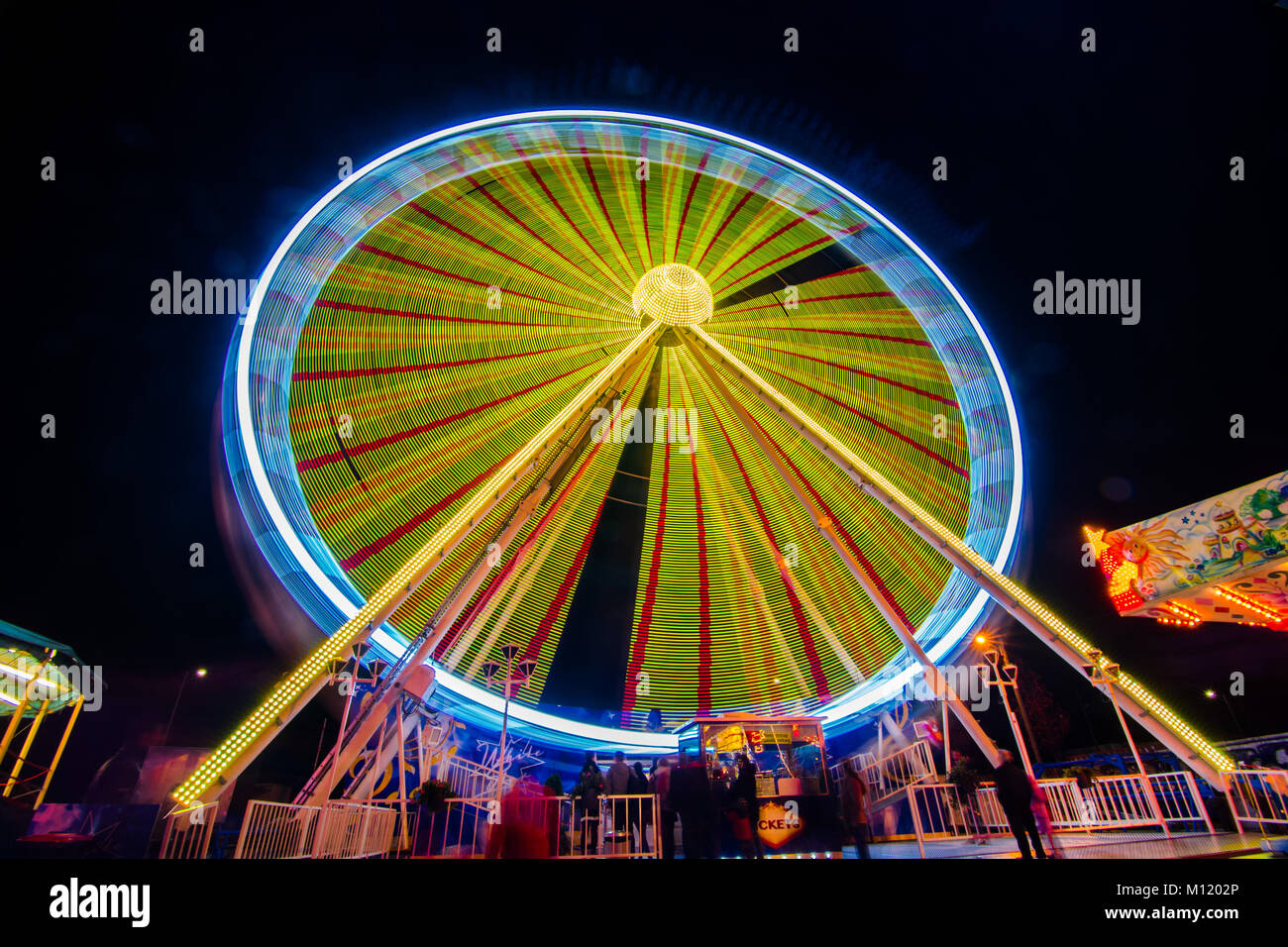 Long exposure shot wheel hi-res stock photography and images - Alamy