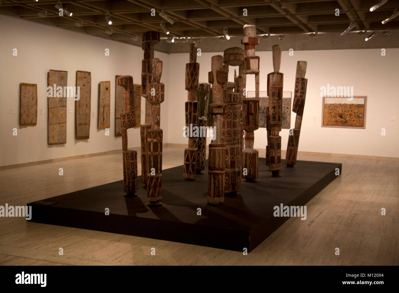 aboriginal art installation art gallery of new south wales the domain ...